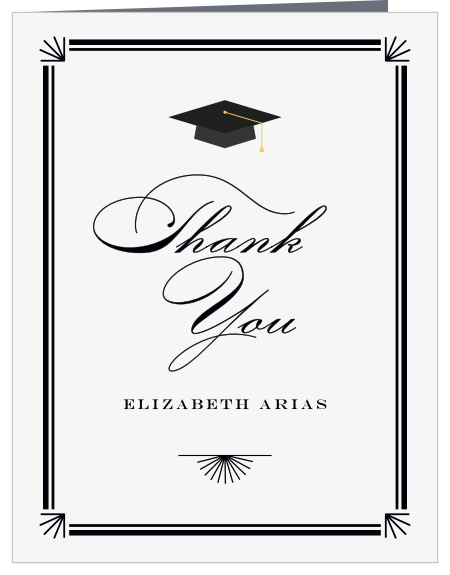 Valedictorian Grad Graduation Invitations by BasicInvite.com