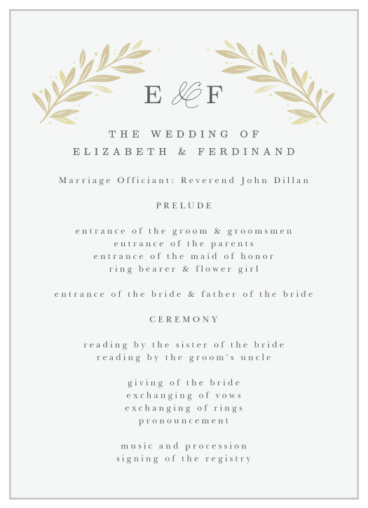 Modern Half Circle Wedding Invitations by Basic Invite
