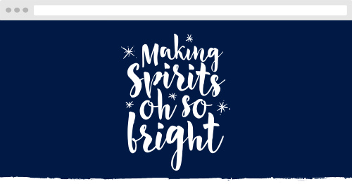Oh So Bright Holiday Website by Basic Invite