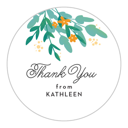 Lighted Path Bridal Shower Stickers by Basic Invite