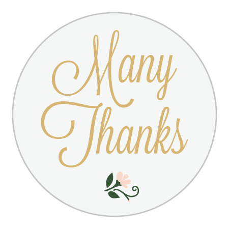 Flower Crown Bridal Shower Stickers by Basic Invite