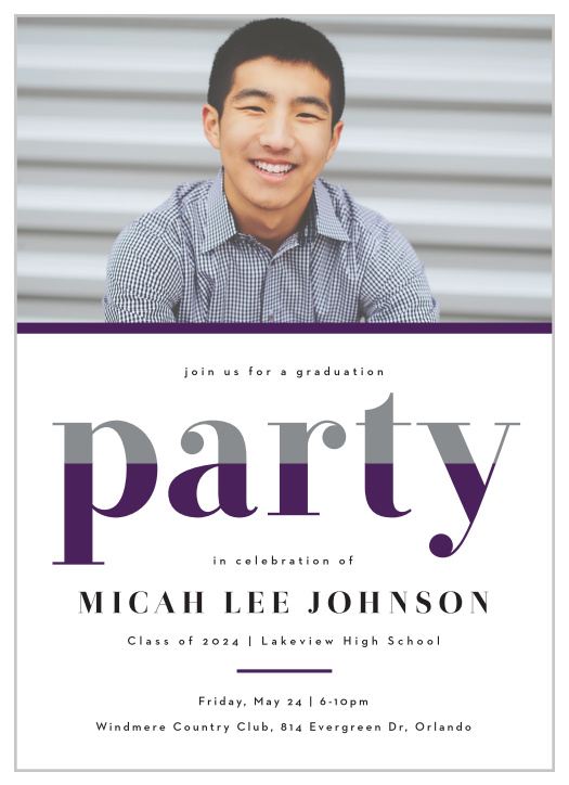 2022 Graduation Party Invitations | Super Cute & Easy To Design - Basic ...