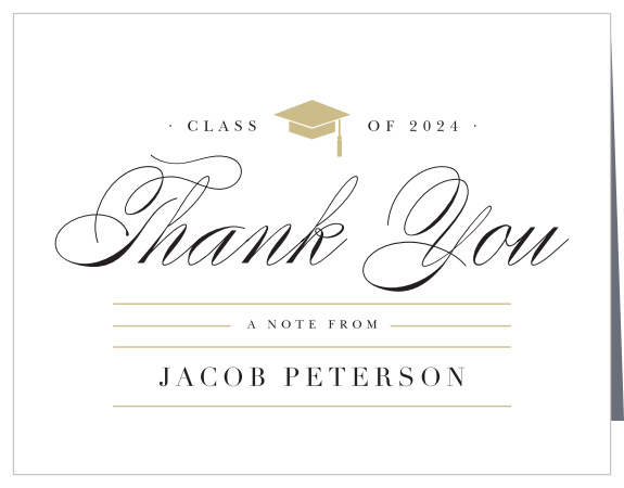 Elegant Party Graduation Invitations by BasicInvite.com