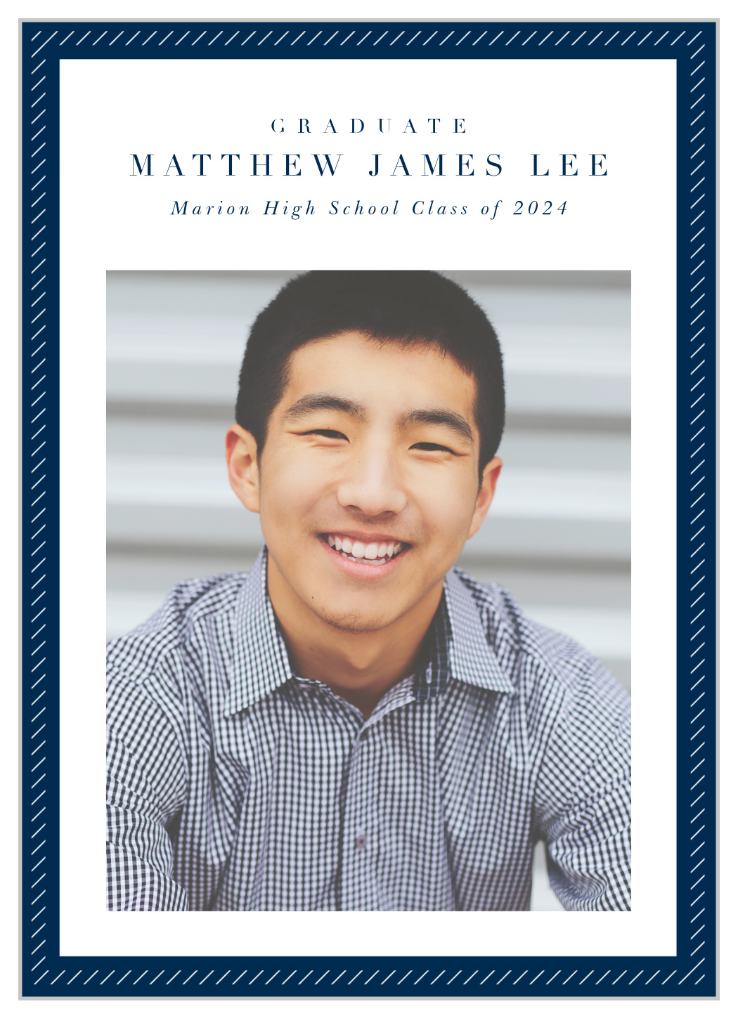 Class Colors Graduation Announcements by Basic Invite