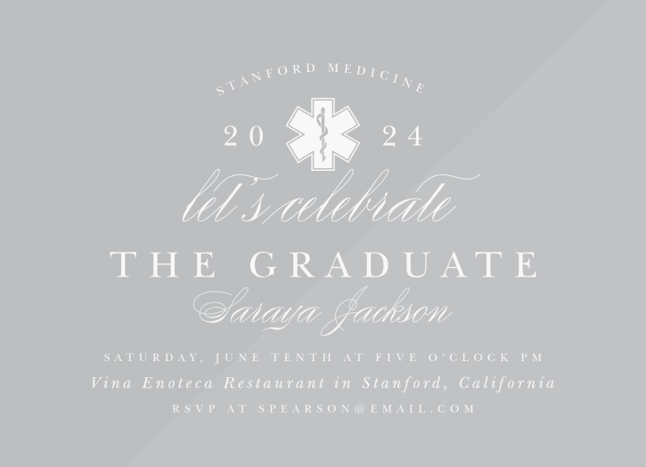 Clear Graduation Invitations and Announcements by Basic Invite