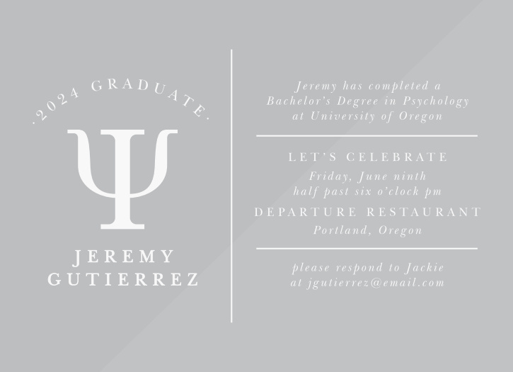 Clear Graduation Invitations and Announcements by Basic Invite
