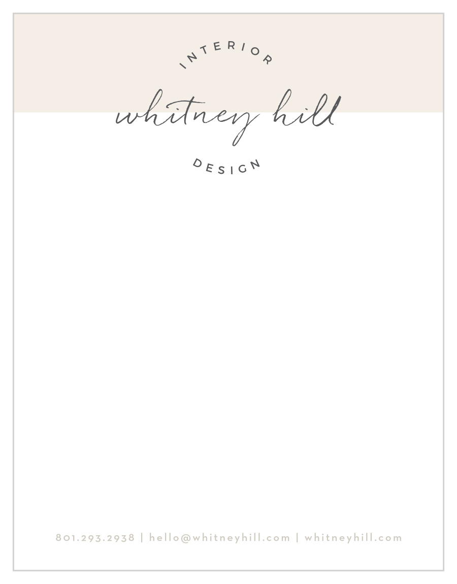 Circle Insignia Business Stationery by Basic Invite