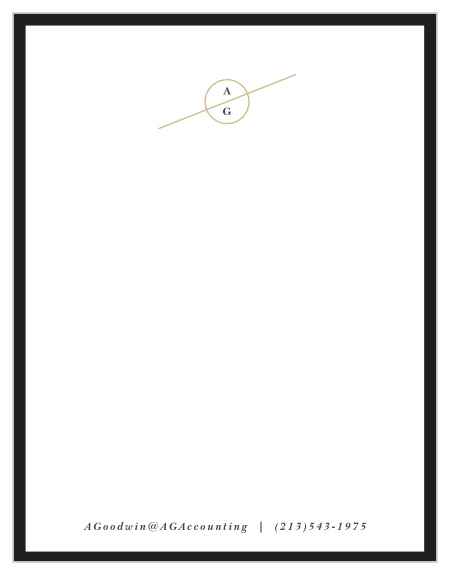 Circle and Line Business Cards by Basic Invite