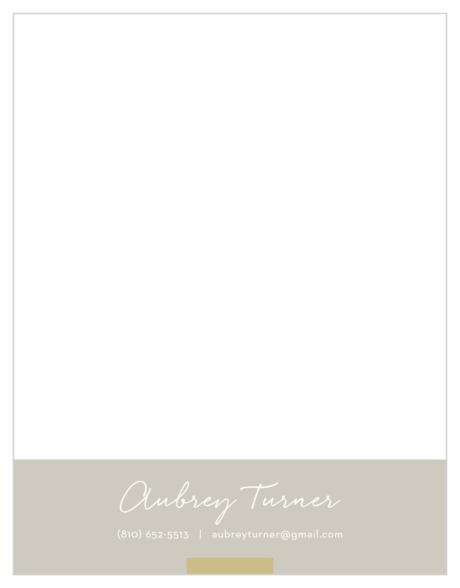 Minimal Signature Business Stationery by Basic Invite