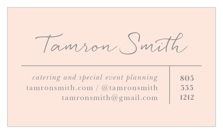 Signature Style Business Cards by Basic Invite