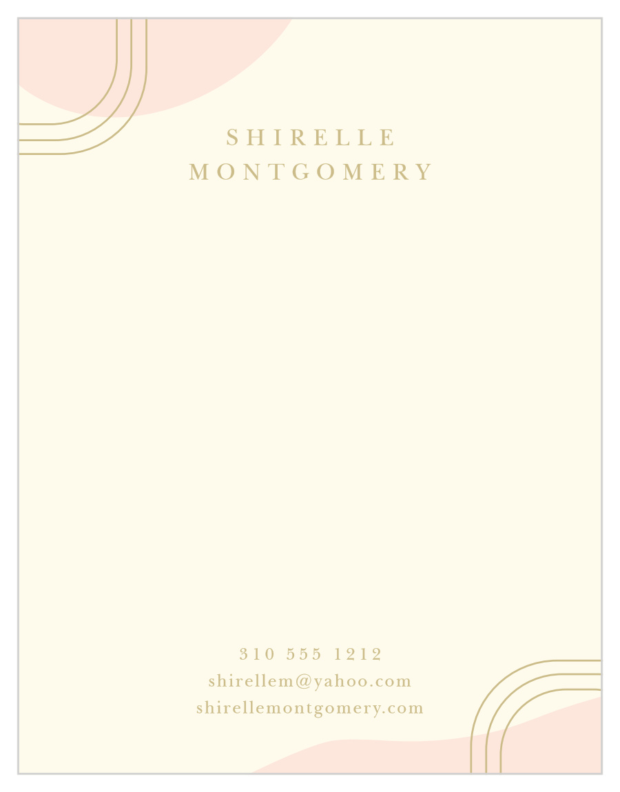Abstract Shapes Business Stationery by Basic Invite