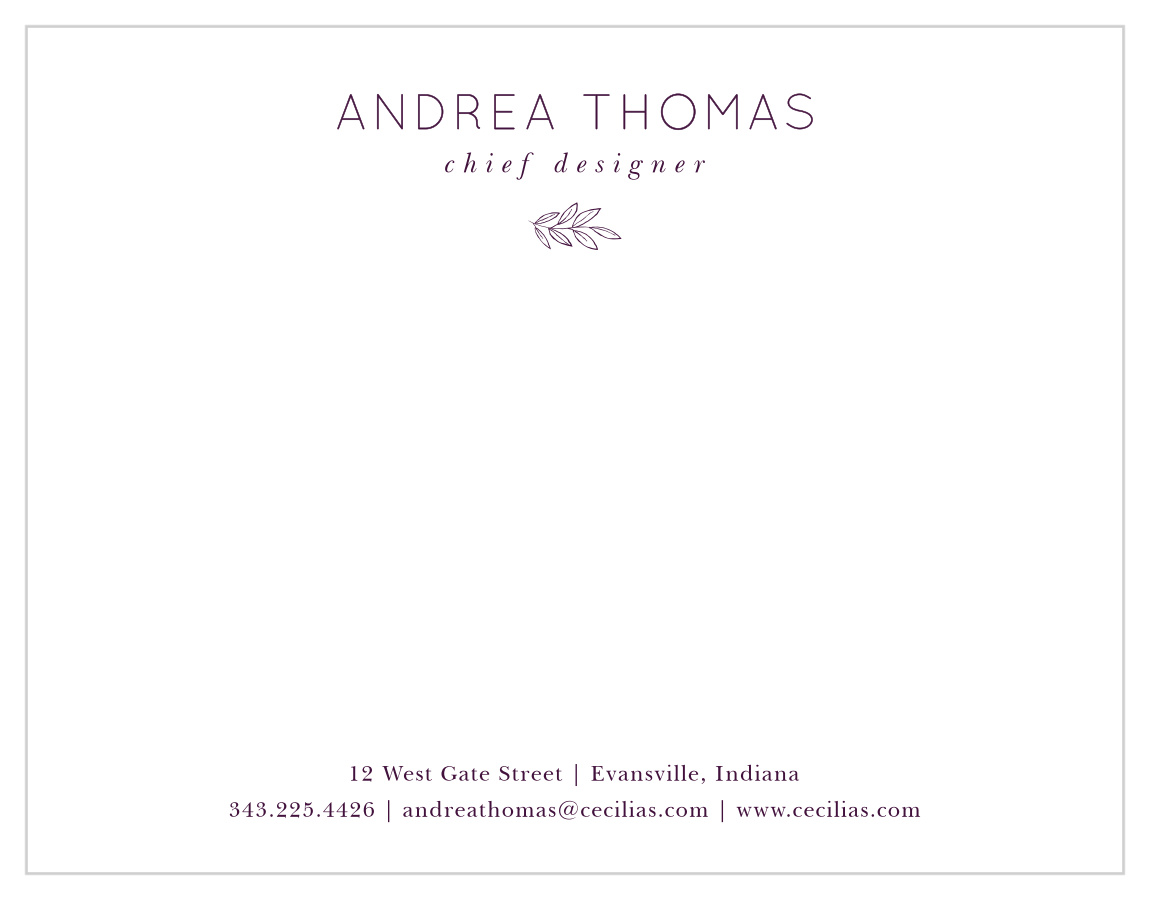 Design Motif Business Stationery by Basic Invite