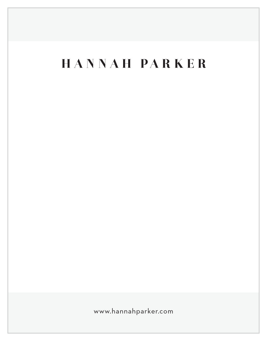 Minimal Stripe Business Stationery by Basic Invite