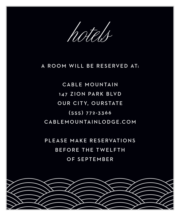 Anchorage Skyline Accommodation Cards by Basic Invite