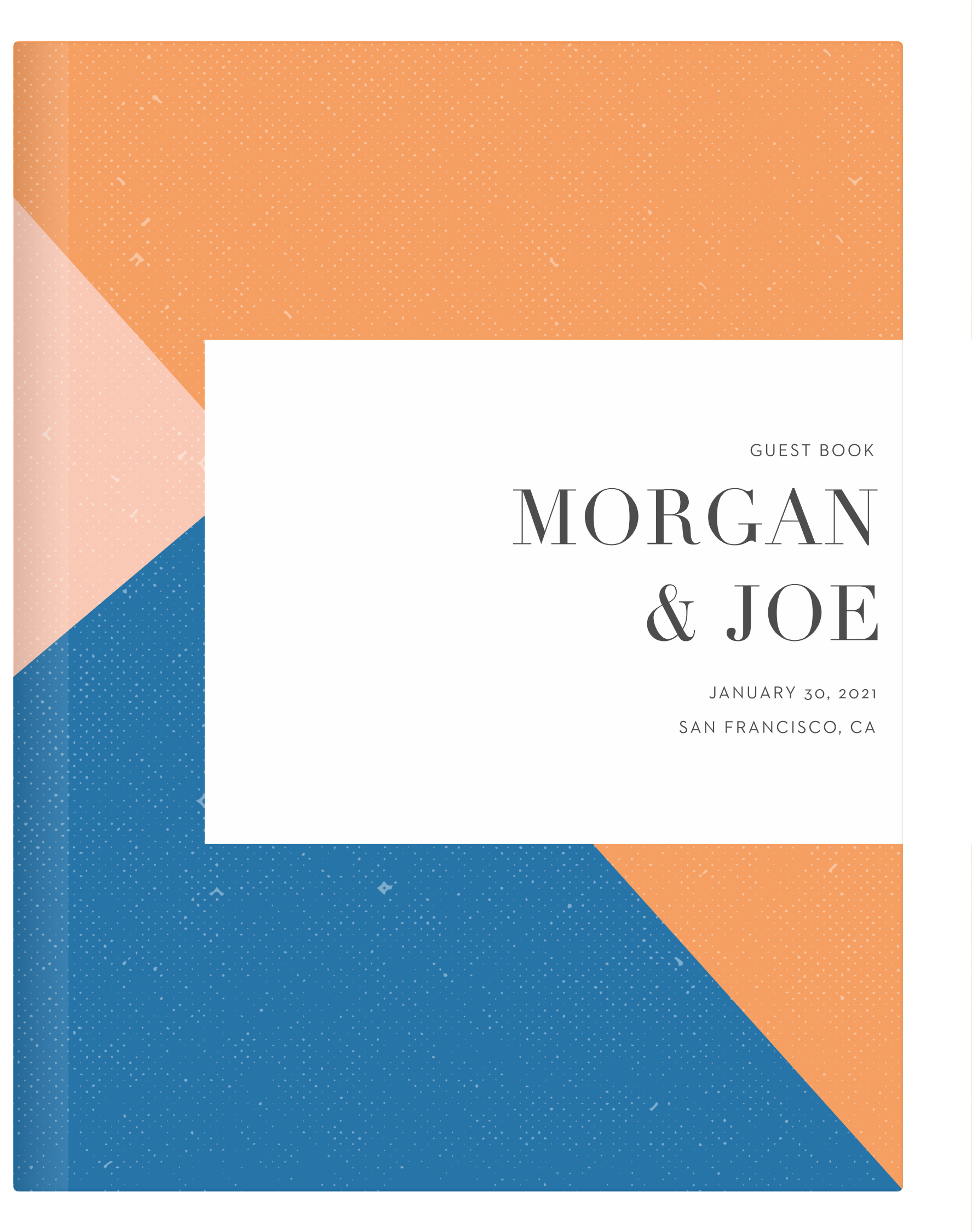 Angular Color Guest Book by Basic Invite