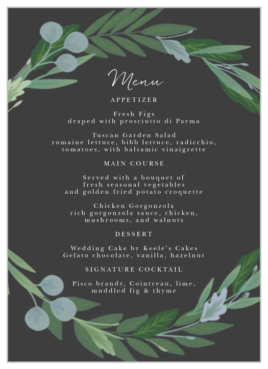 Bloom Abound Wedding Programs by Basic Invite