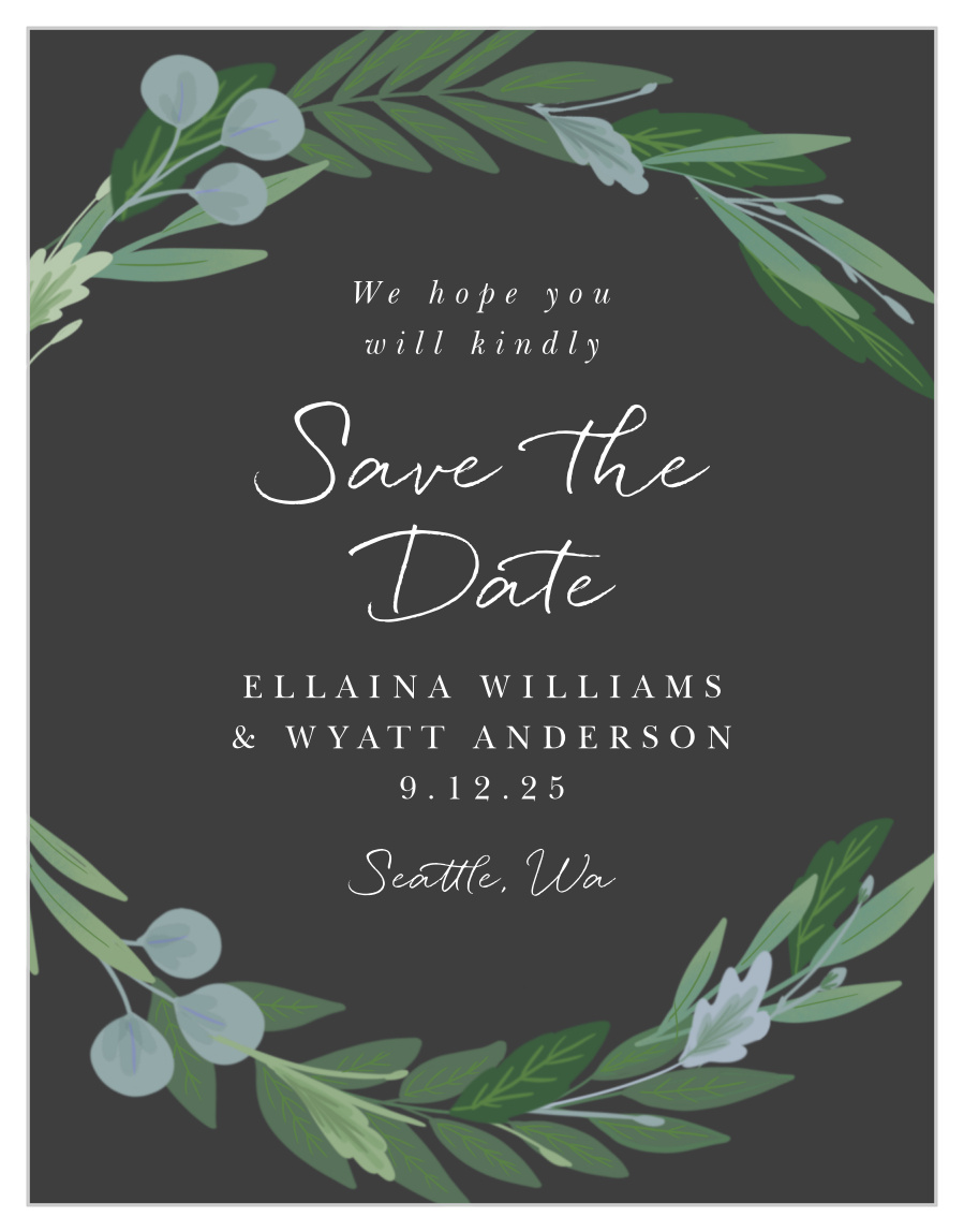 Bloom Abound Save the Date Cards by Basic Invite