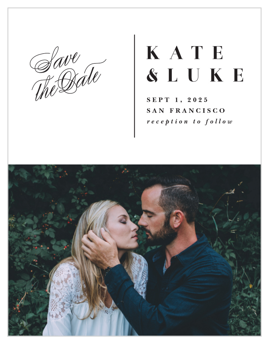 Timeless Romance Save the Date Cards by Basic Invite