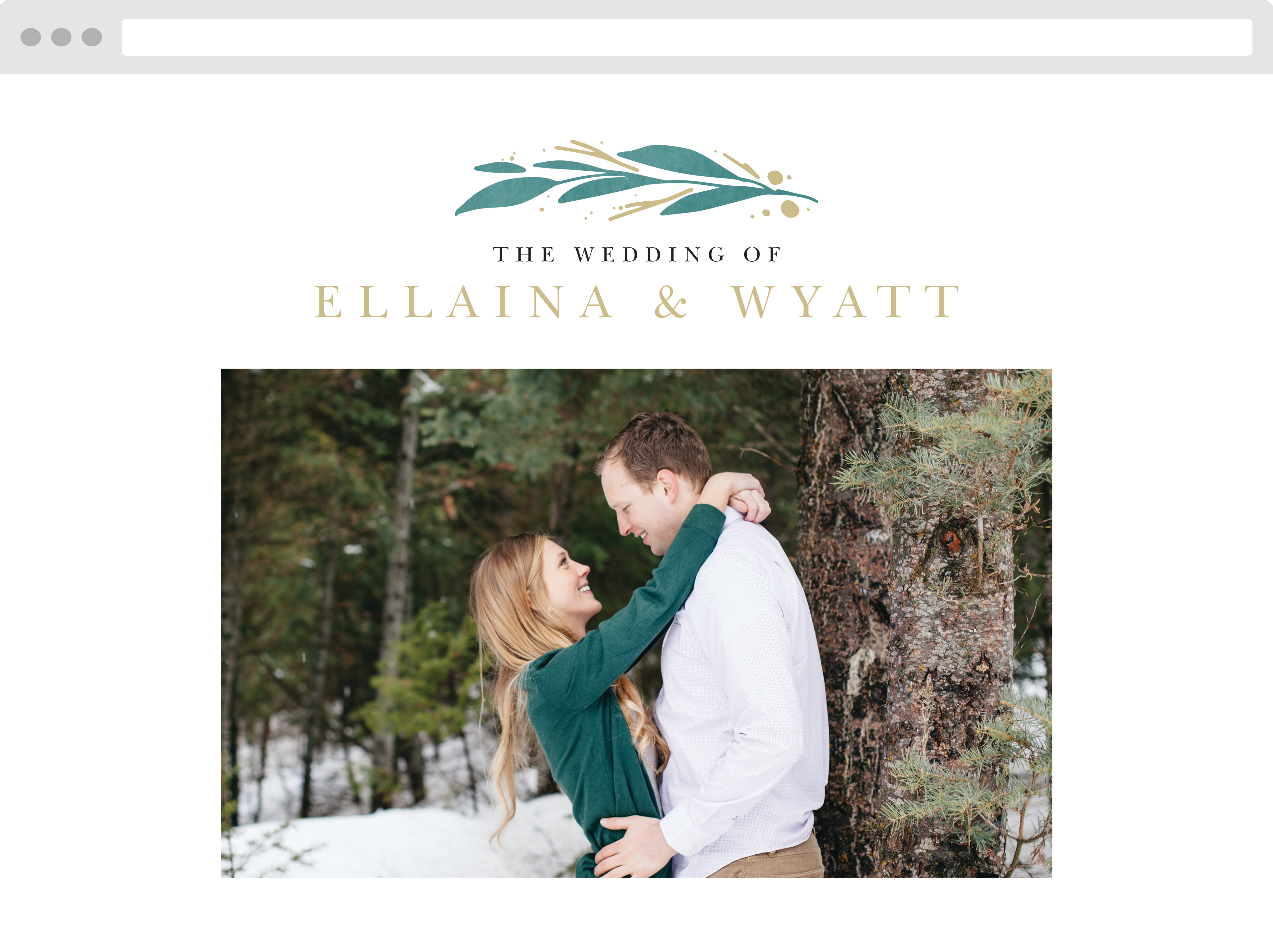 Vignes Vines Wedding Website by Basic Invite