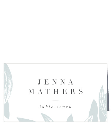 Sketched Branch Wedding Menus by Basic Invite