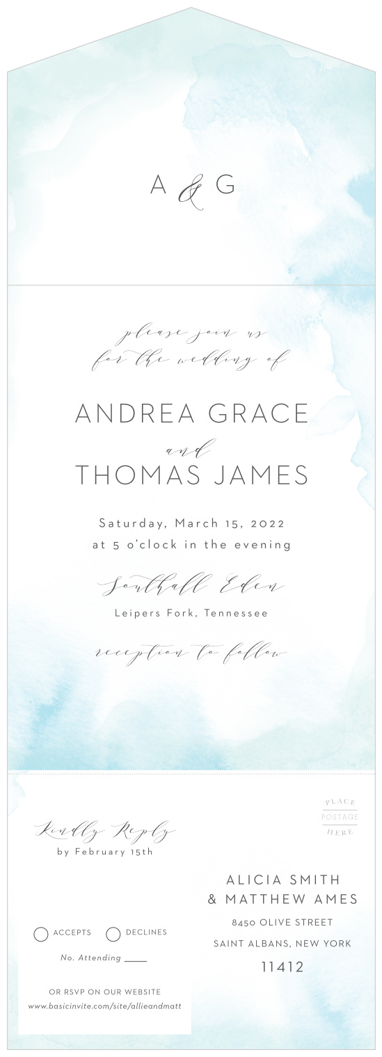 Seal and Send All In One Wedding Invitations | 100+ Designs