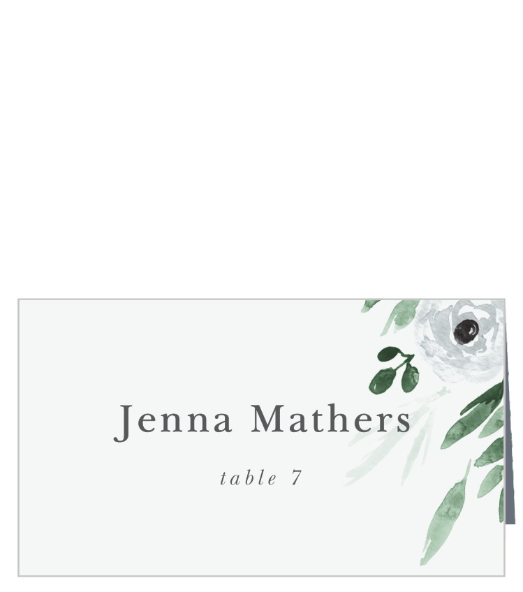 Dappled Shade Place Cards by Basic Invite