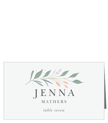 Laurel Foliage Wedding Programs by Basic Invite