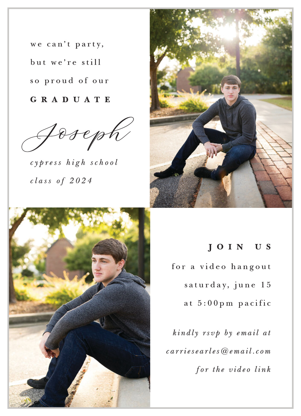 So Proud Graduation Invitations by Basic Invite