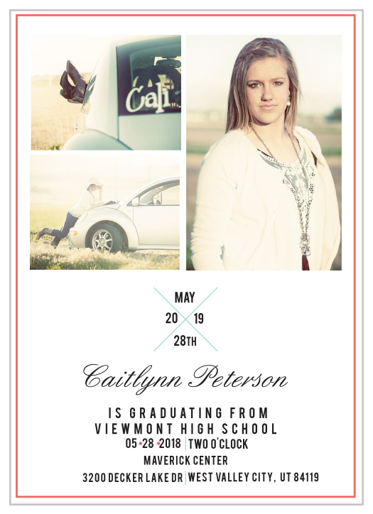 Graduation Invitations 2018 Women