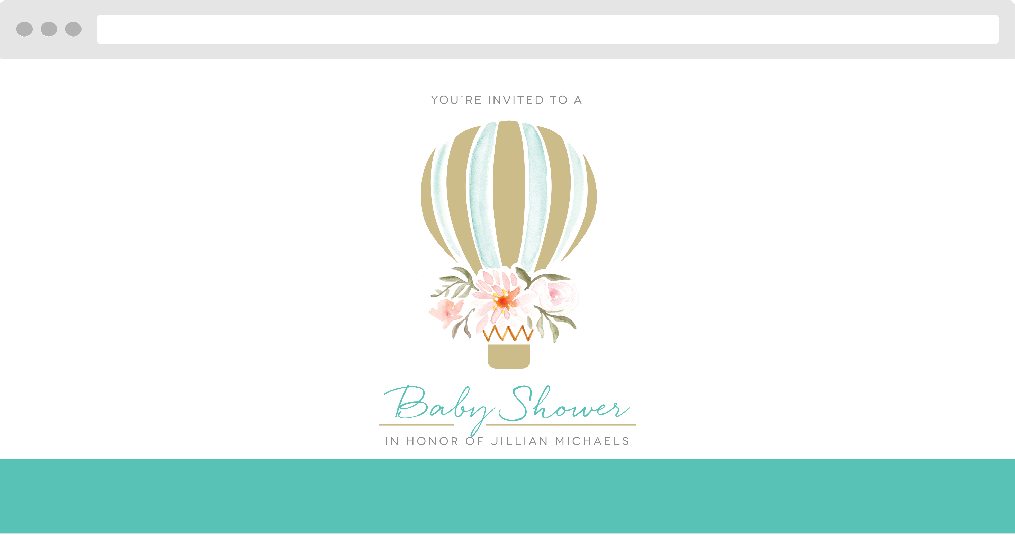 Greatest Adventure Baby Shower Website by Basic Invite