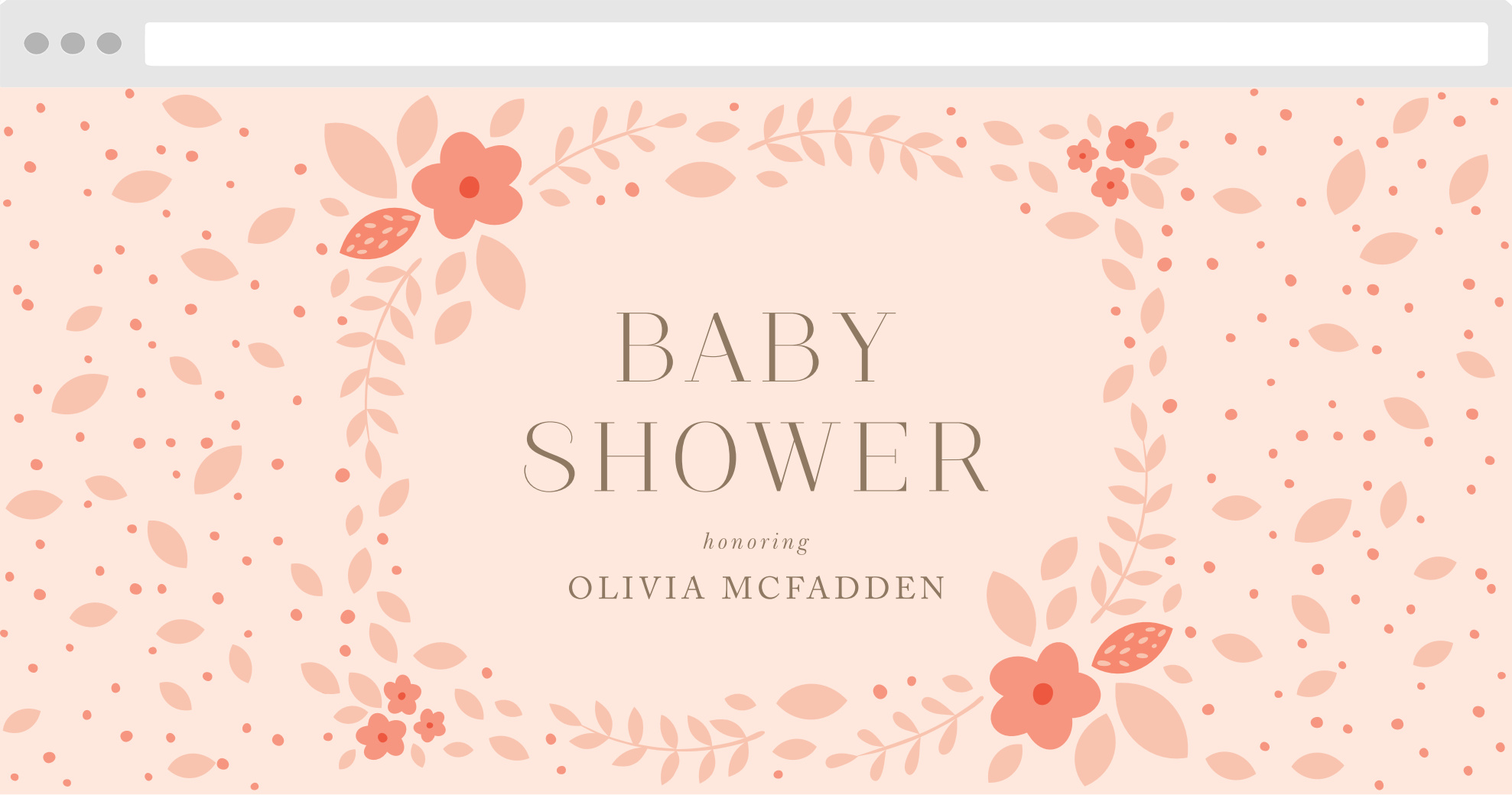 100% Free Baby Shower Websites | Match Your Colors & Style! - Basic Invite