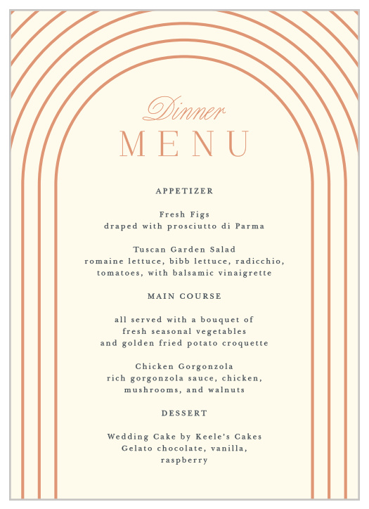 Modern Lines Wedding Programs by Basic Invite