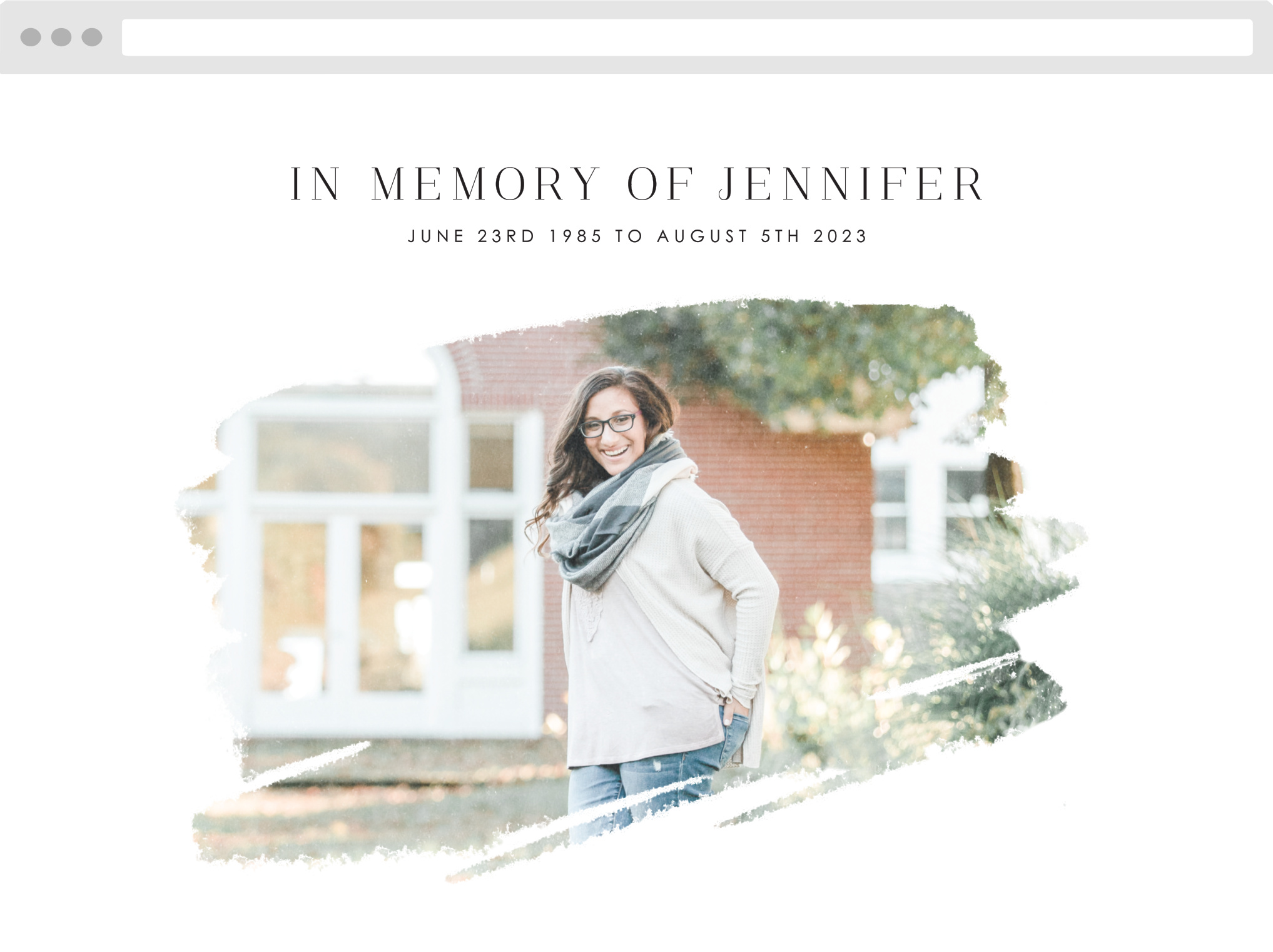 100% Free Memorial Websites | Personalize yours for the memory of your ...