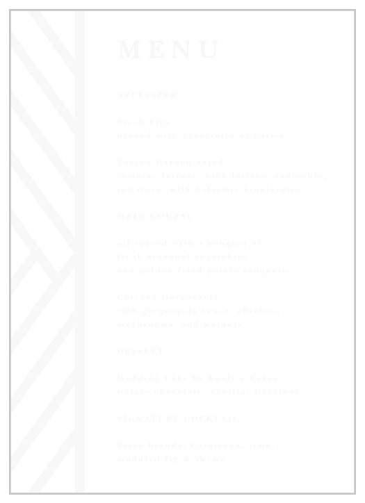 Modern Overlap Clear Place Cards by Basic Invite