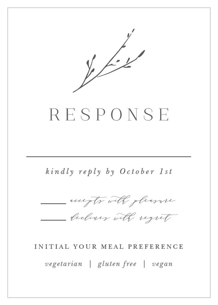 Sweet Grass Wedding Invitations by Basic Invite