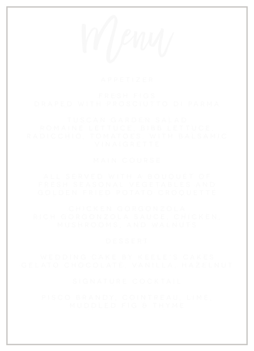 Textured Script Clear Wedding Invitations by Basic Invite