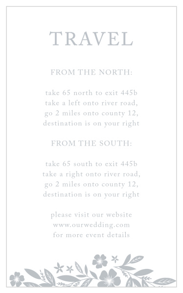 Sophisticated Border Response Cards by Basic Invite