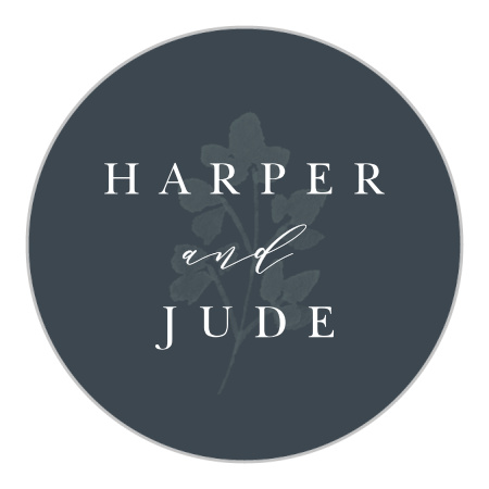 Botanical Arch Wedding Stickers by Basic Invite