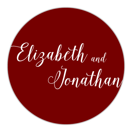 Botanical Corners Wedding Stickers by Basic Invite