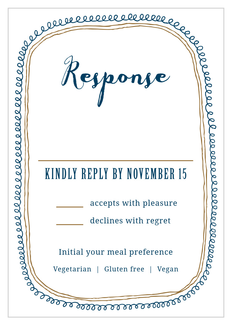 Anchors Away Response Cards by Basic Invite