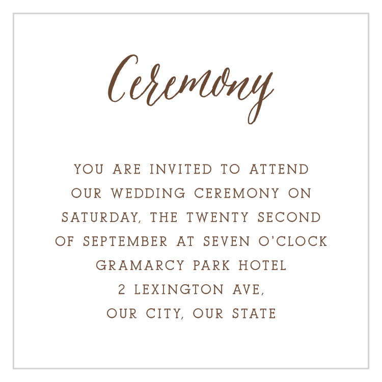 Lantern Lights Ceremony Cards by Basic Invite