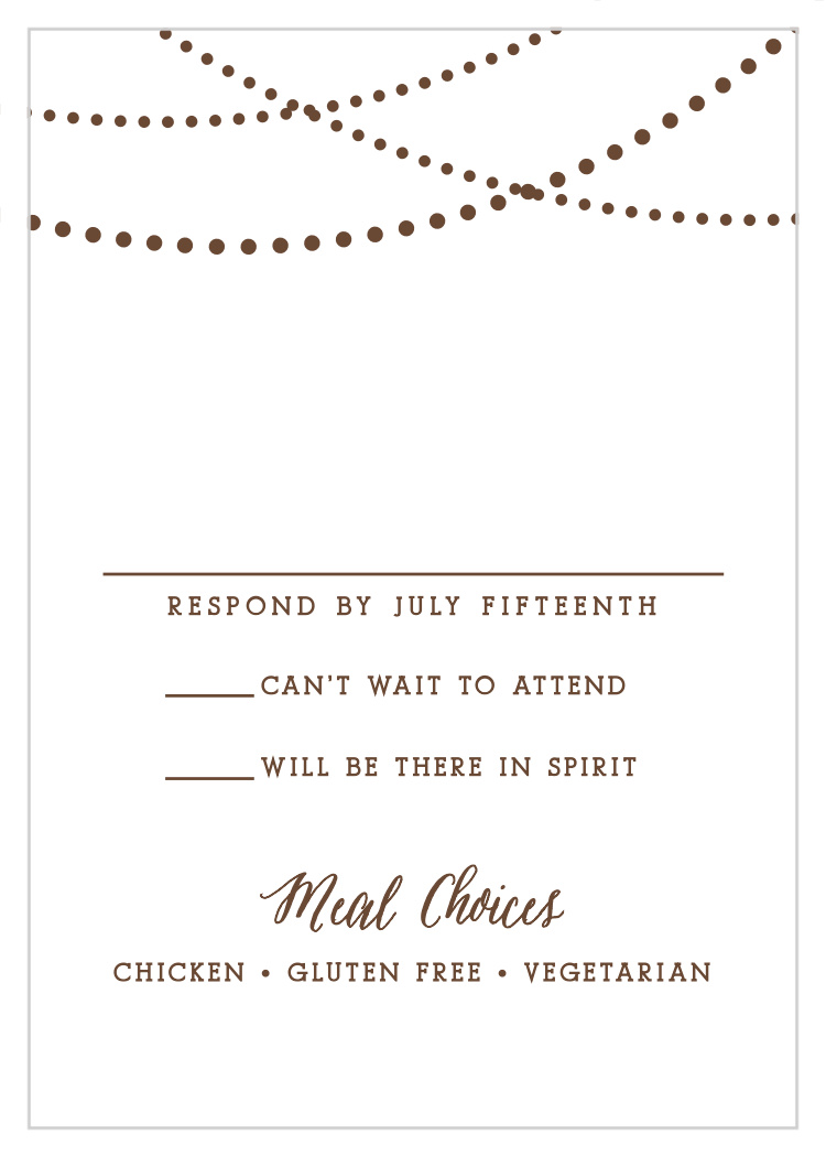 Lantern Lights Response Cards by Basic Invite