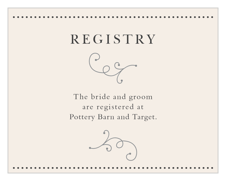 Swirl Frame Wedding Invitations