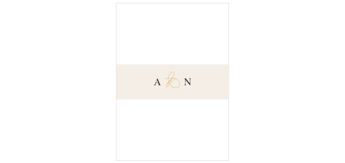 Modern Monogram Wedding Invitations by Basic Invite