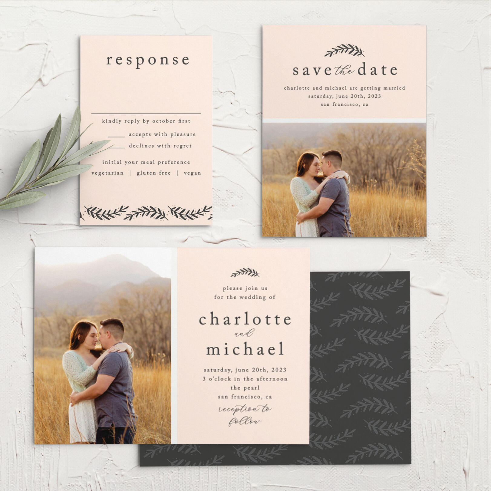Perfectly Personalized Wedding Invitations by Basic Invite