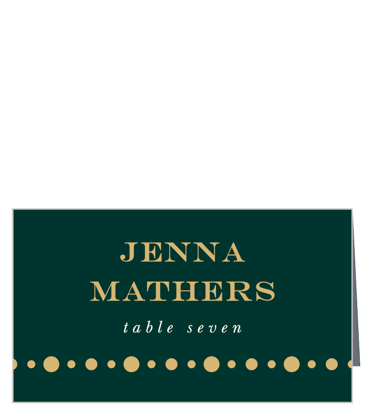 Bold Names Place Cards by Basic Invite