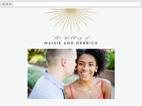 Ornamental Badge Wedding Invitations by Basic Invite
