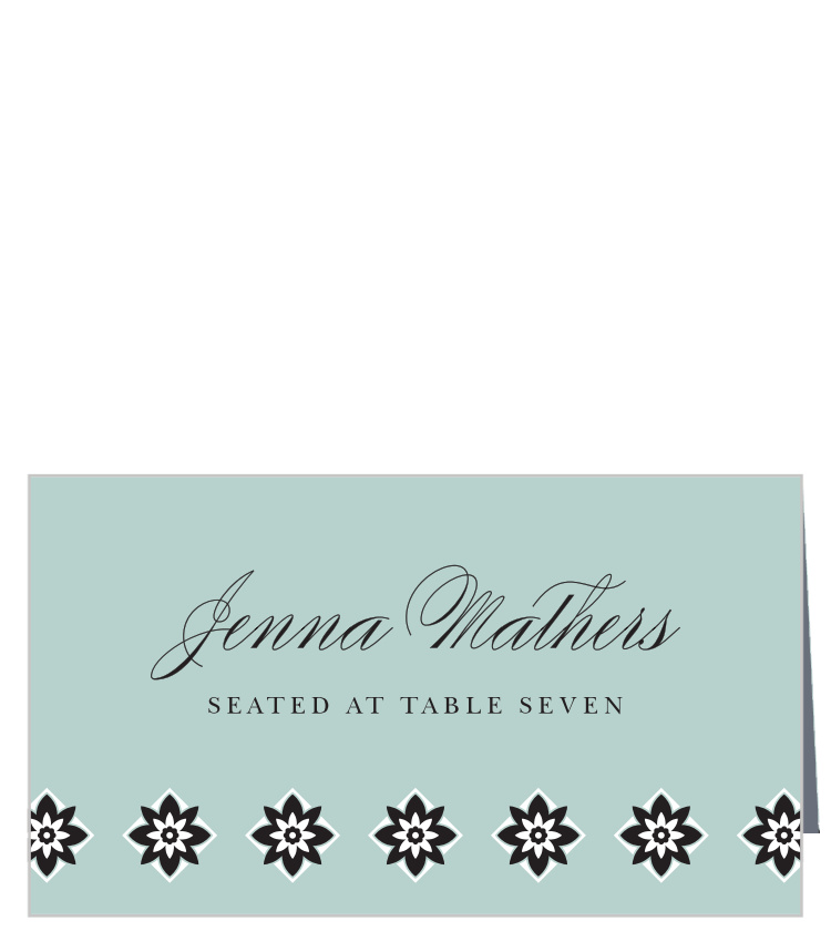 Vintage Elegance Place Cards by Basic Invite