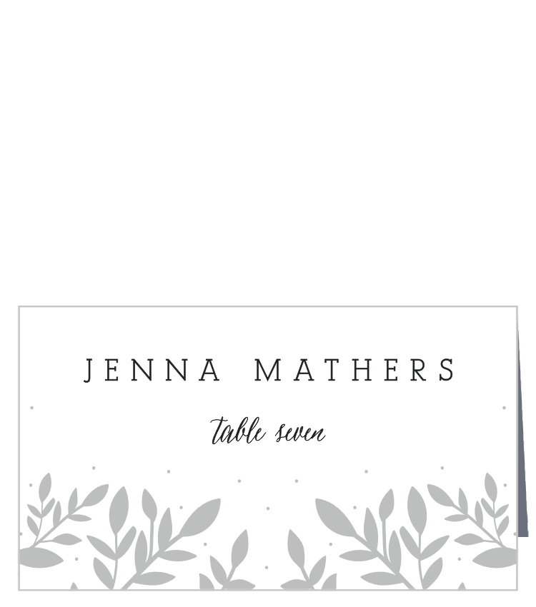 Whimsical Love Birds Place Cards by Basic Invite