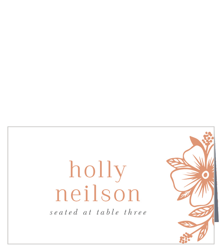 Floral Whimsy Place Cards by Basic Invite
